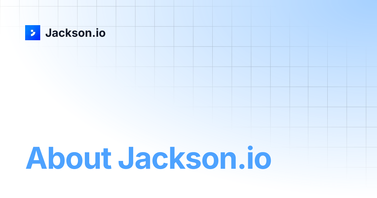 About Jackson.io | Jackson.io